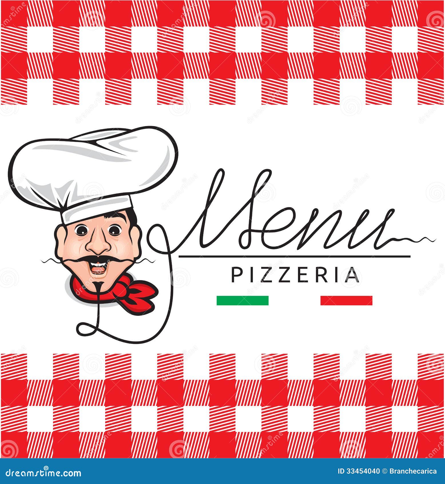 Italian restaurant menu stock vector. Illustration of dessert - 33454040