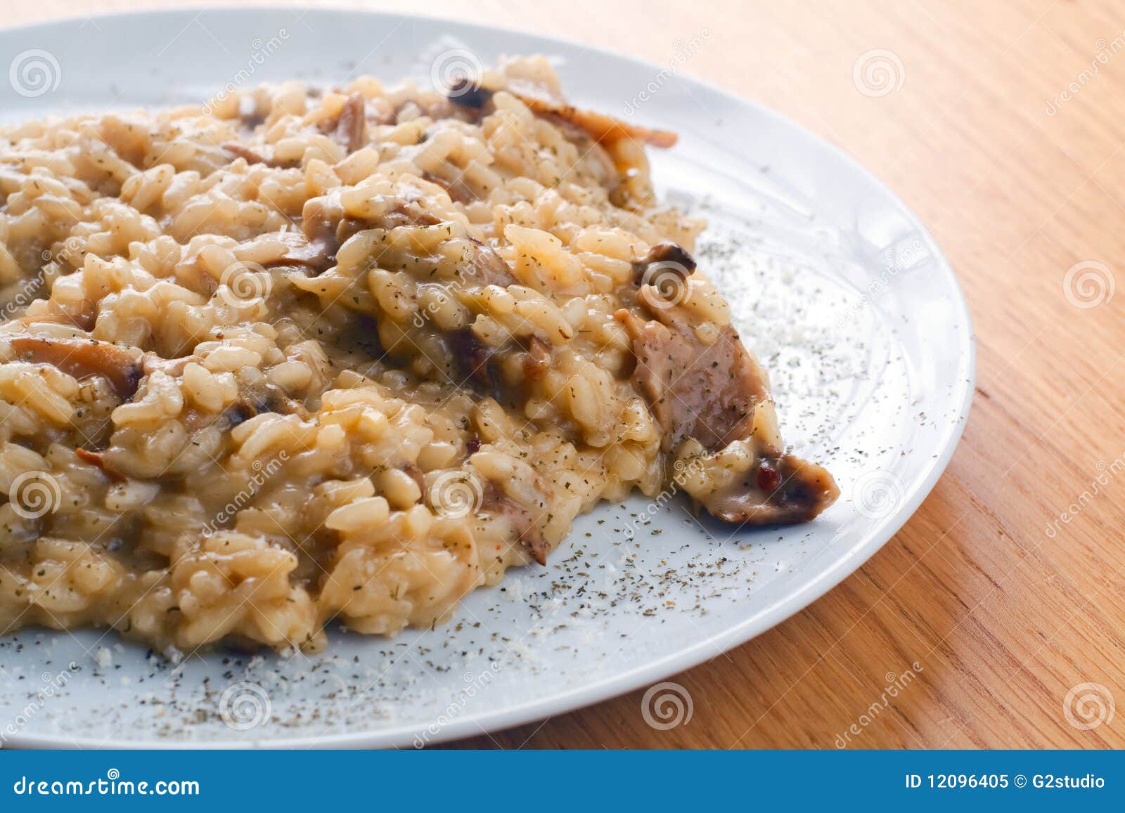 Italian Risotto with Porcini Mushrooms Stock Image - Image of meal ...