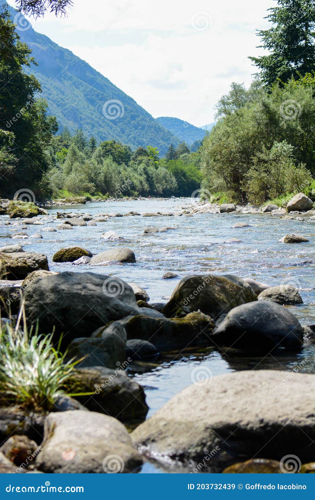 Italian rivers stock image. Image of creeks, mountains - 203732439