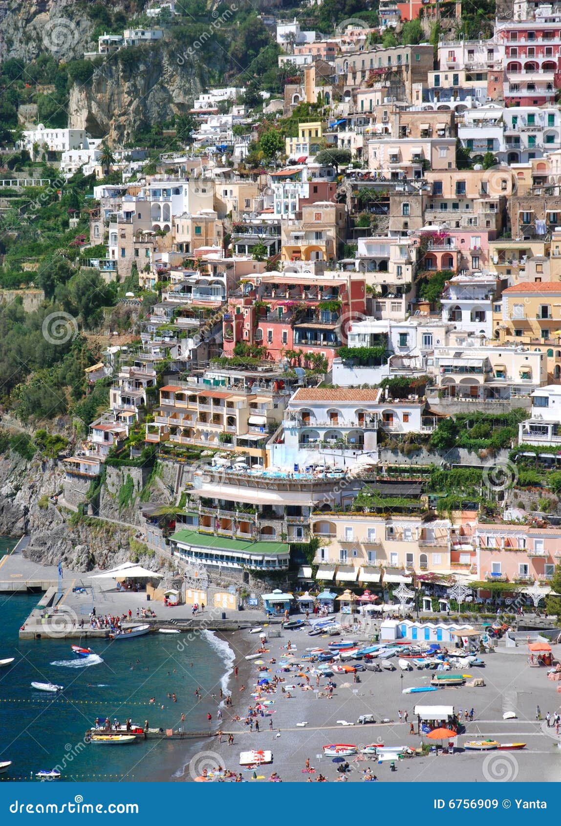 Italian riviera stock image. Image of mountain, horizontal - 6756909