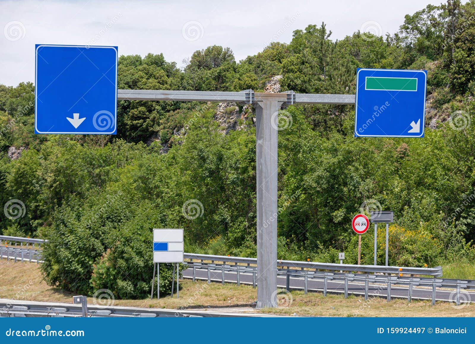 Italian Road Signs stock image. Image of europe, pillar - 159924497