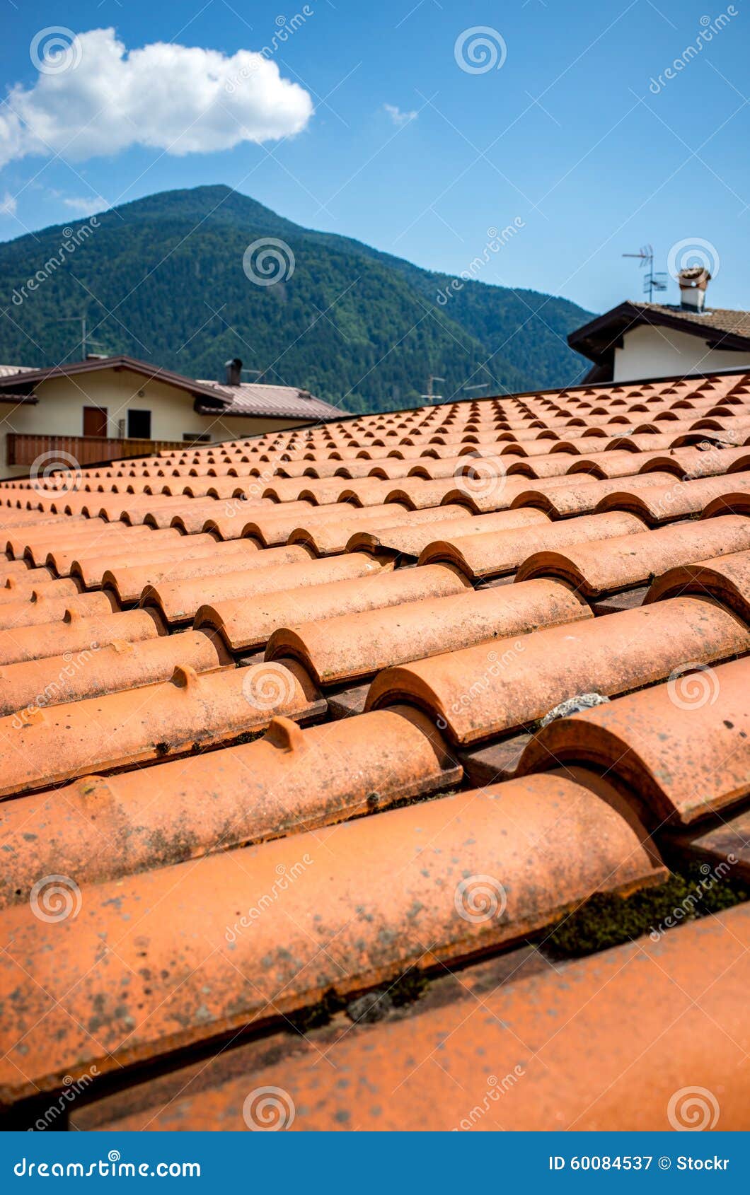 Italian Red Roof Tiles Royalty-Free Stock Photography | CartoonDealer ...