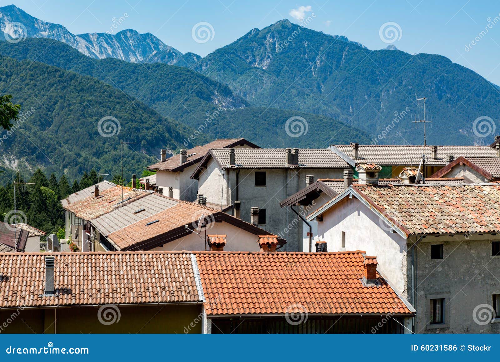 Italian roof stock photo. Image of city, italy, europe - 60231586