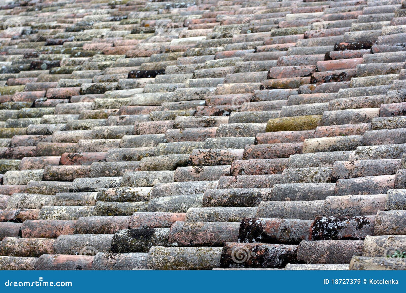 Italian Red Roof Tiles Royalty-Free Stock Photography | CartoonDealer ...