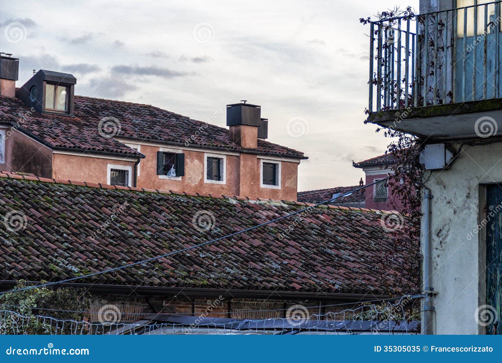 Italian Roofs stock image. Image of city, dirty, italy - 35305035
