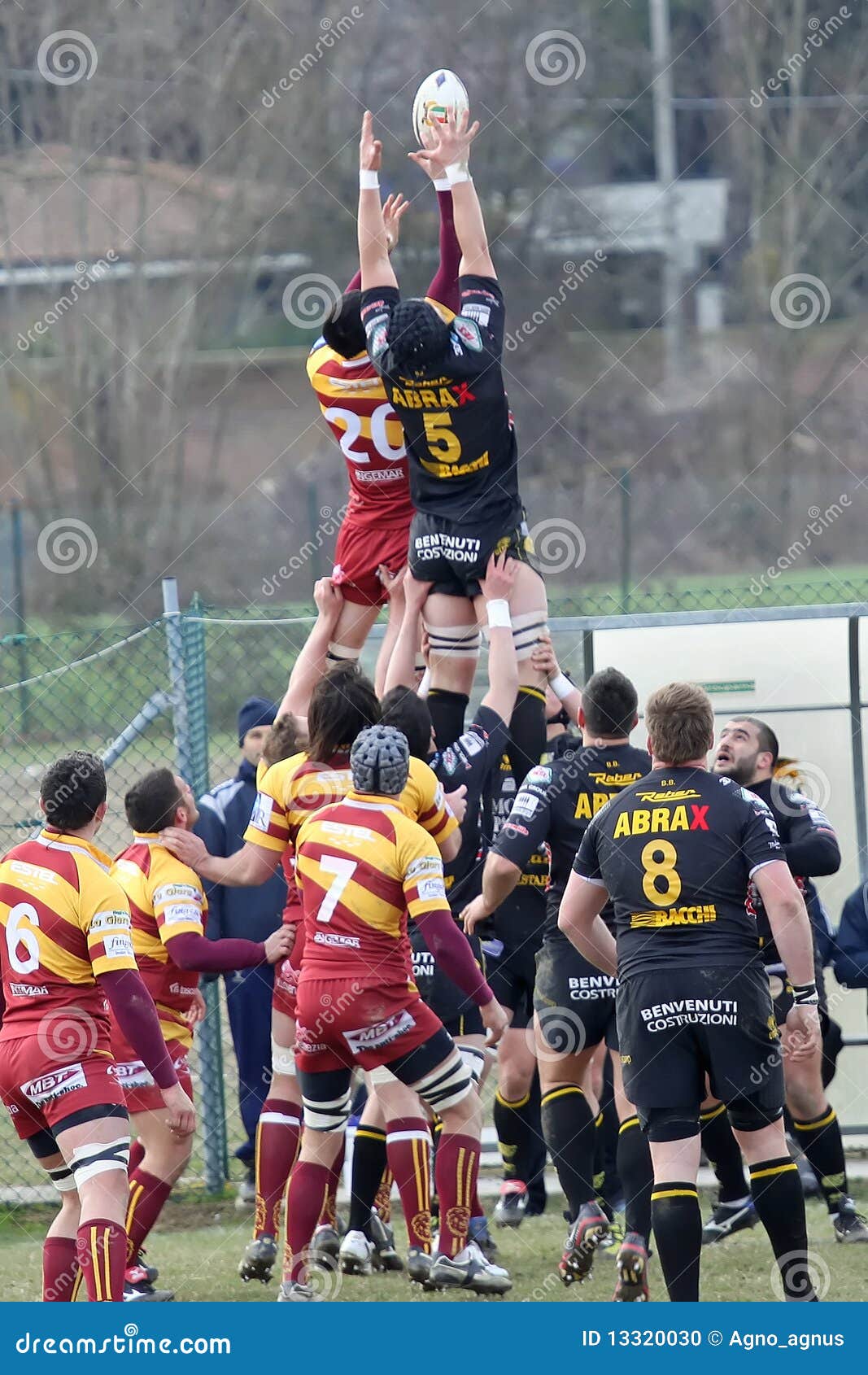 Italian Rugby Federation Cup Match Editorial Image - Image of athletes ...