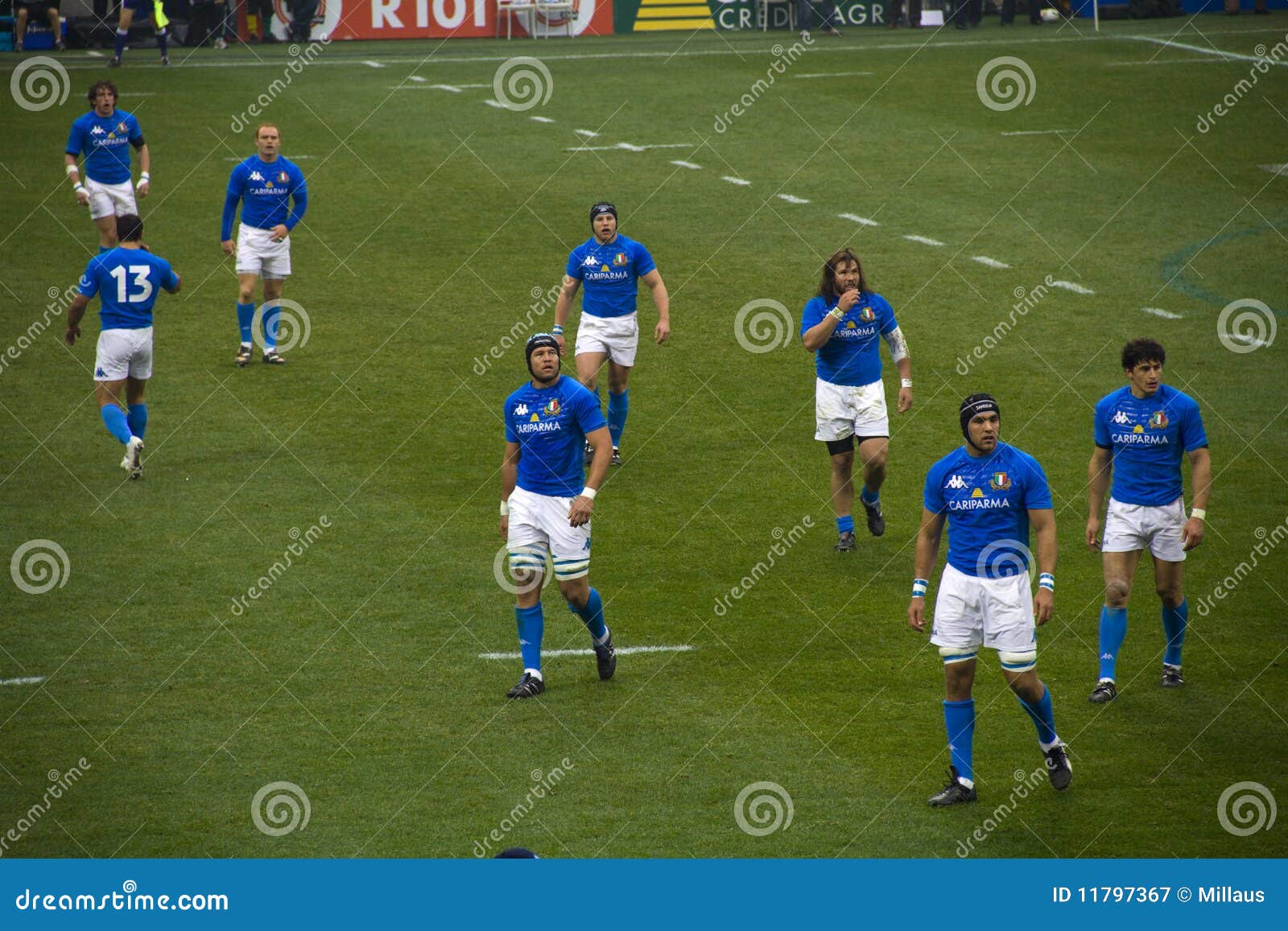Italian rugby team editorial photography. Image of heap - 11797367