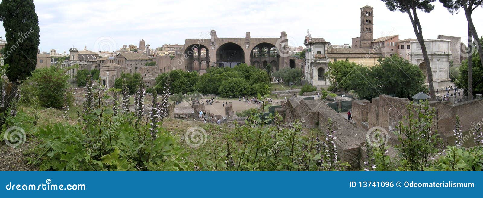 Italian Ruins stock photo. Image of grass, italy, trees - 13741096