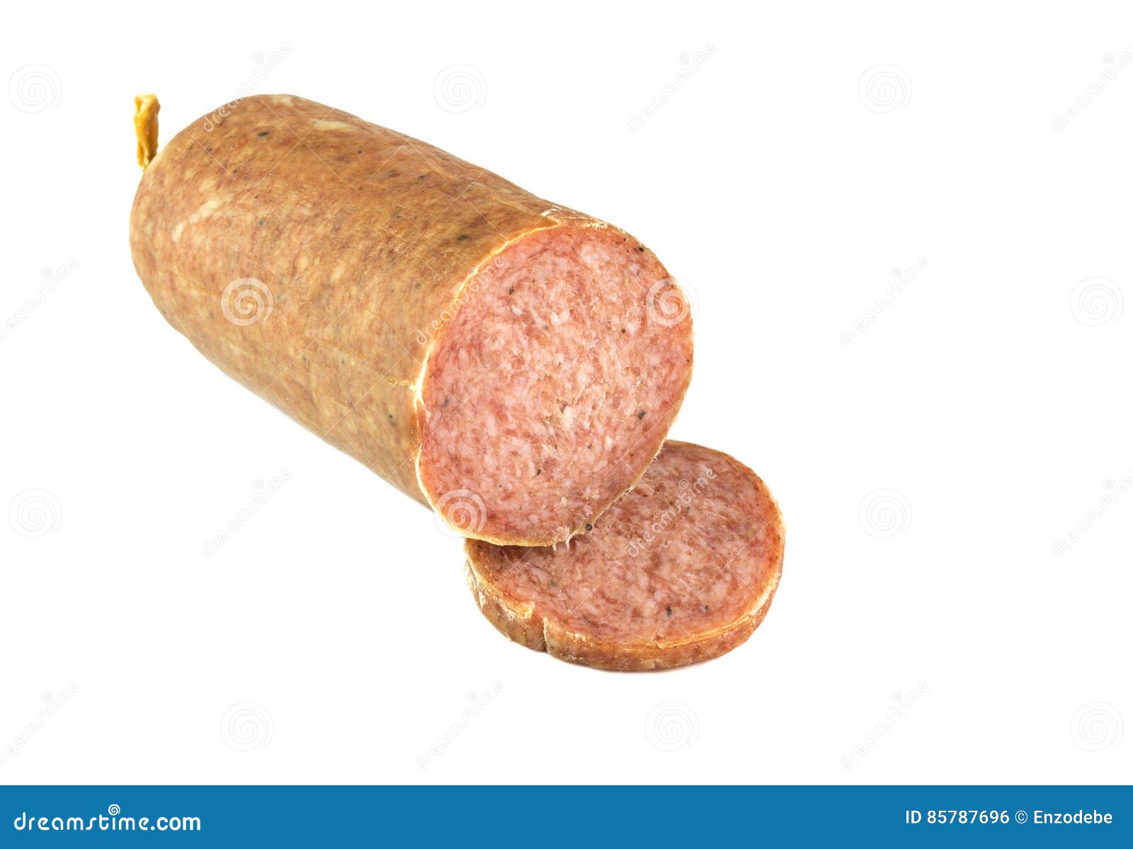 Italian salami ciauscolo stock photo. Image of round - 85787696