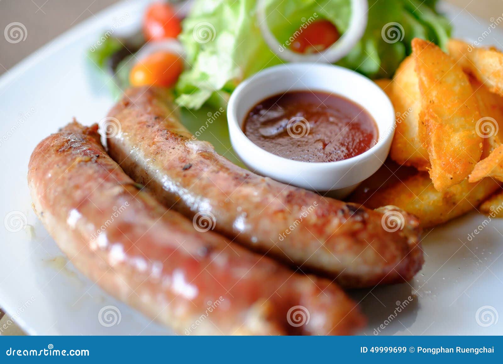 Italian Sausage stock image. Image of sauces, pork, grilled - 49999699