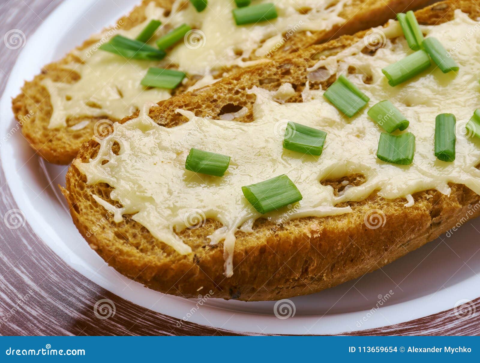 Italian Scallion Cheese Bread Stock Photo - Image of healthy, snack ...