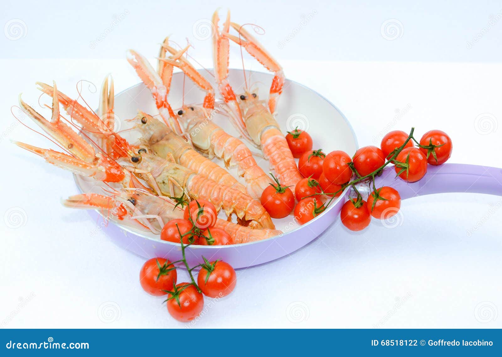 Italian scampi stock photo. Image of dish, precious, mediterranean ...