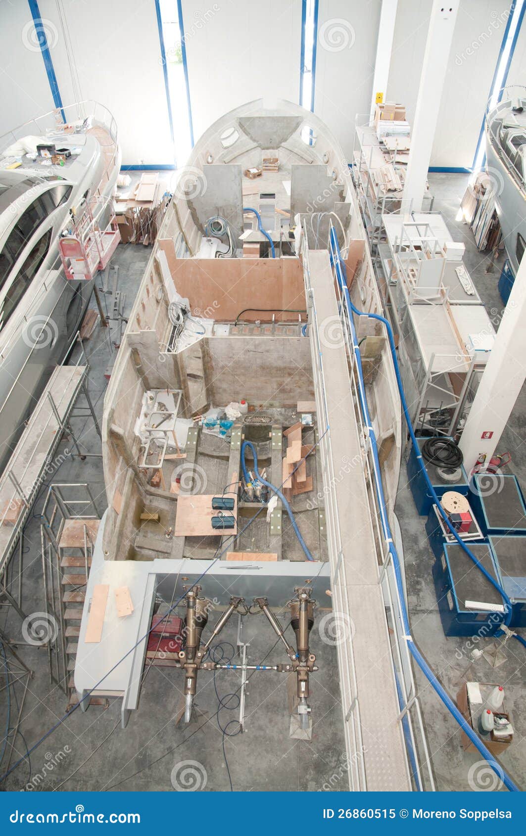 Italian shipyard stock image. Image of marine, scaffolding - 26860515
