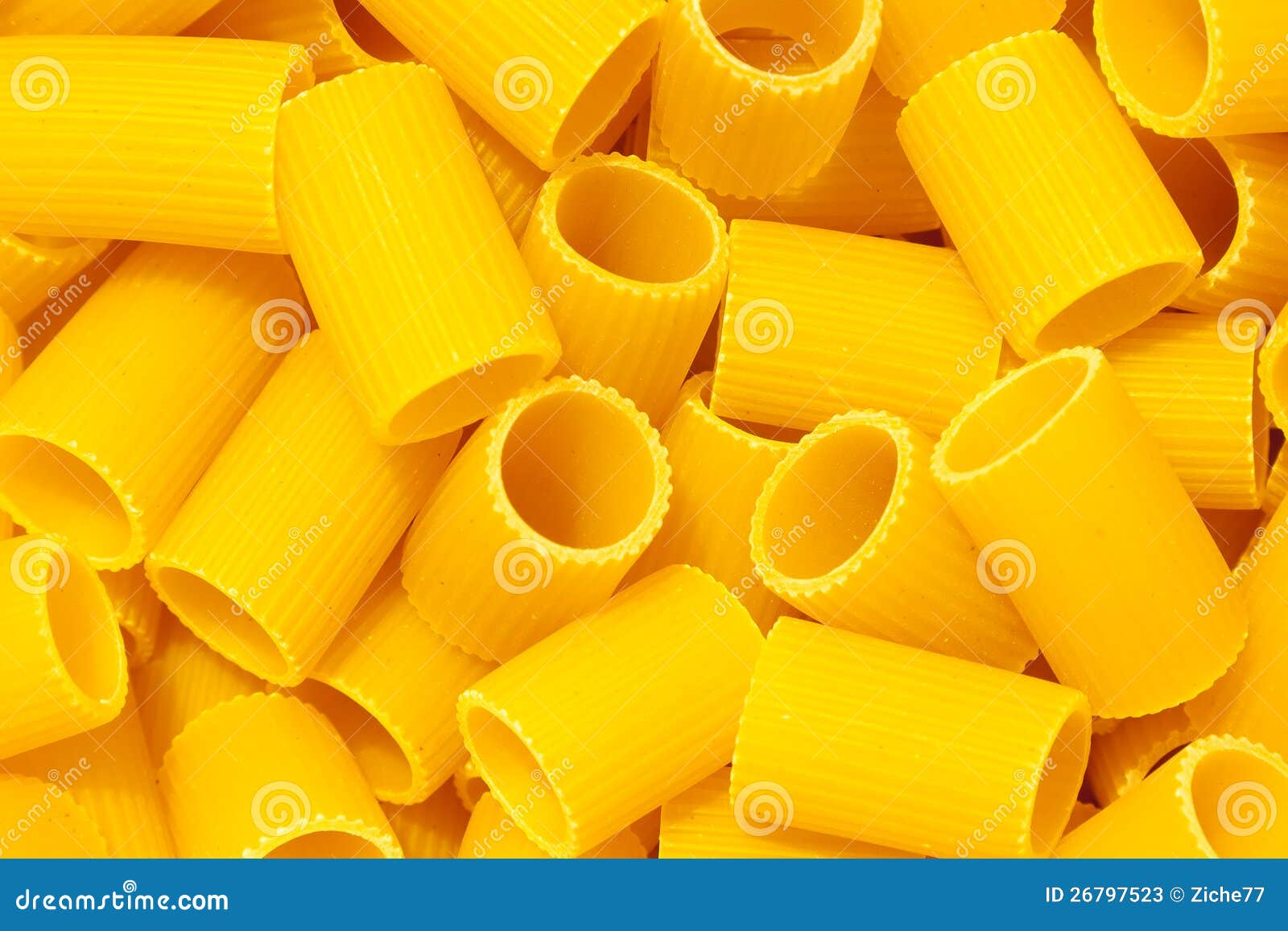 Italian Short Pasta Closeup Stock Image - Image of nutrition, herbs ...