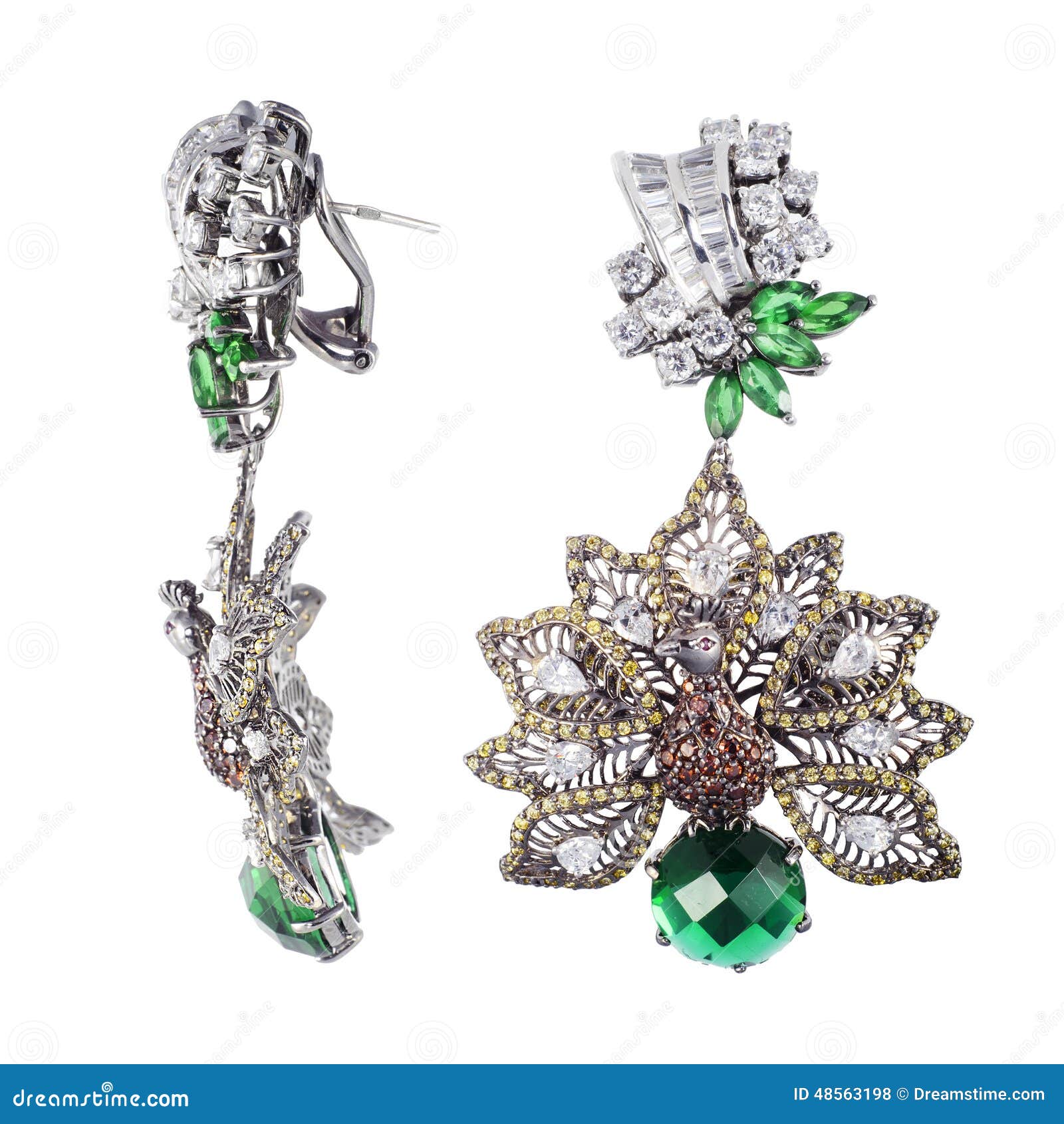 Italian silver stock photo. Image of stones, cubic, stylish - 48563198