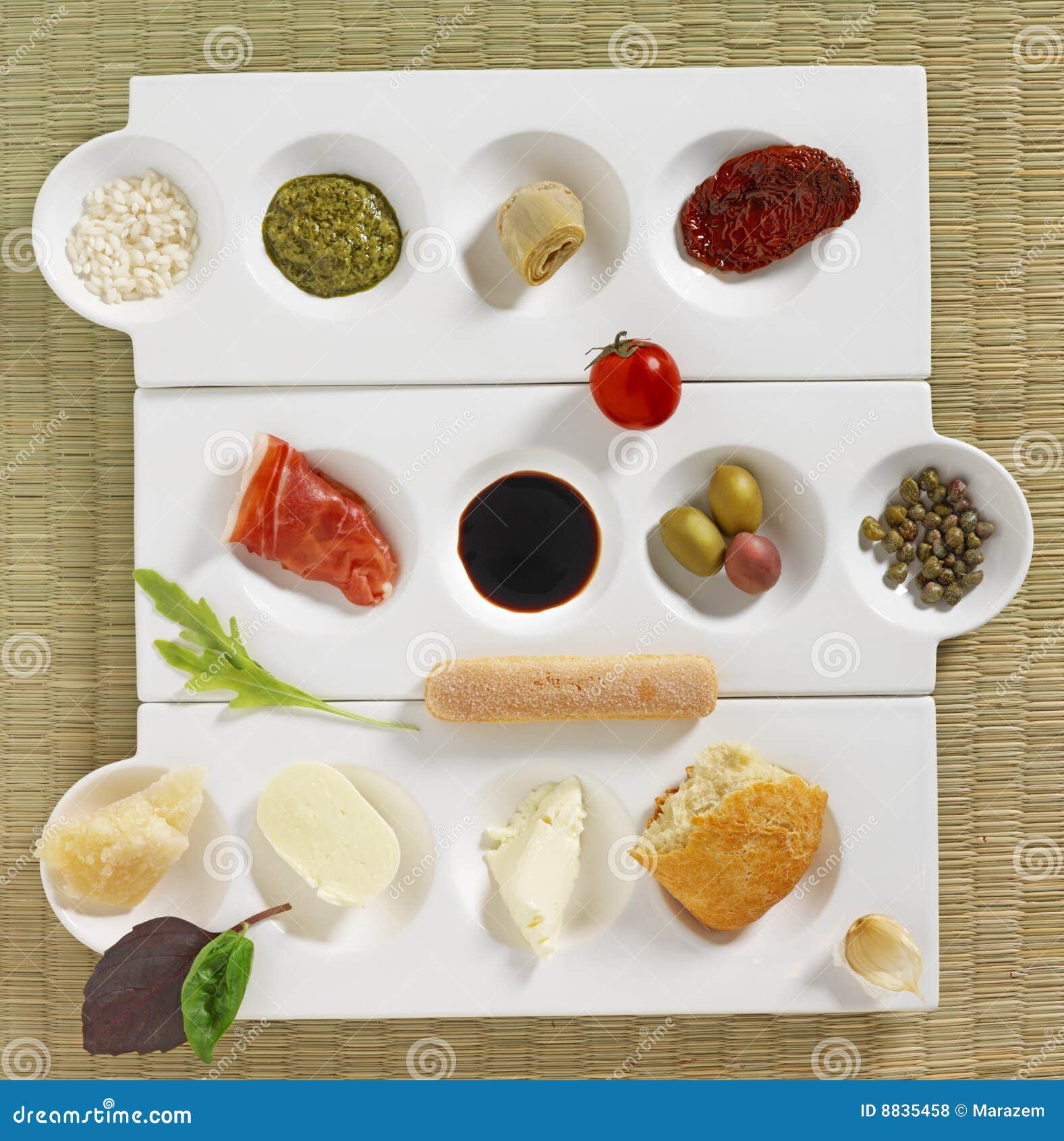 Italian snacks stock photo. Image of marinated, lunch - 8835458