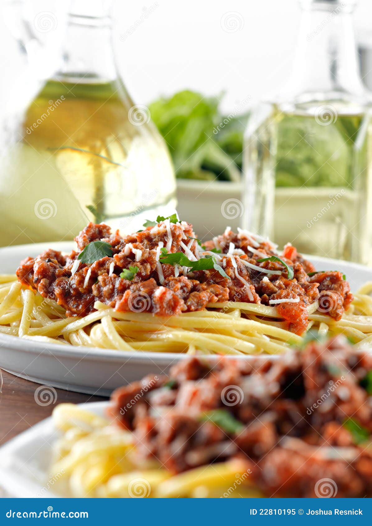 Italian Spaghetti Tied With A Ribbon Stock Image | CartoonDealer.com ...