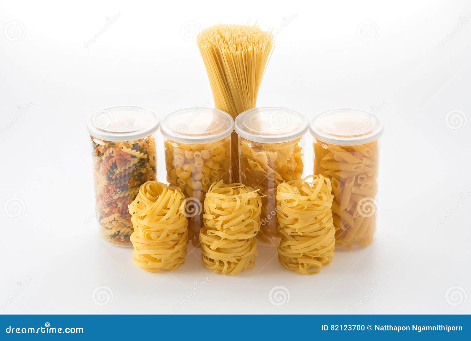 Italian Spaghetti Pasta Dried Food Stock Photo - Image of nutrition ...