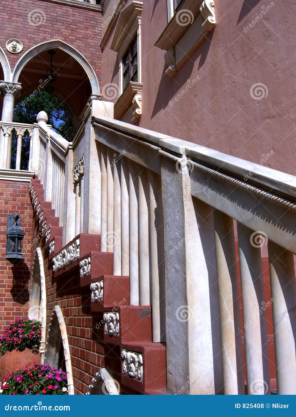 Italian Stairway stock photo. Image of stone, vertical - 825408
