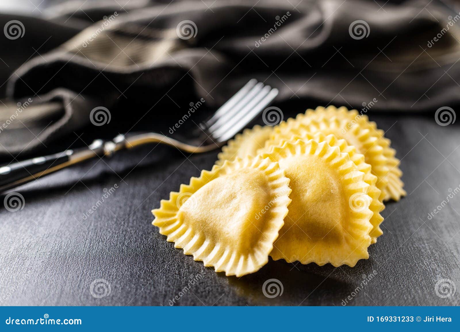 Italian Stuffed Pasta. Panzerotti Pasta Stock Image - Image of meal ...