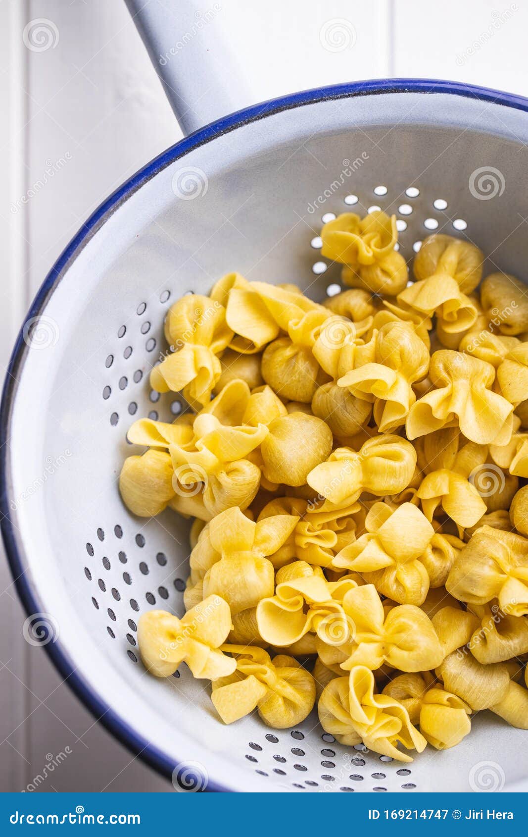 Italian Stuffed Pasta. Sacchettini Pasta Stock Image - Image of ...