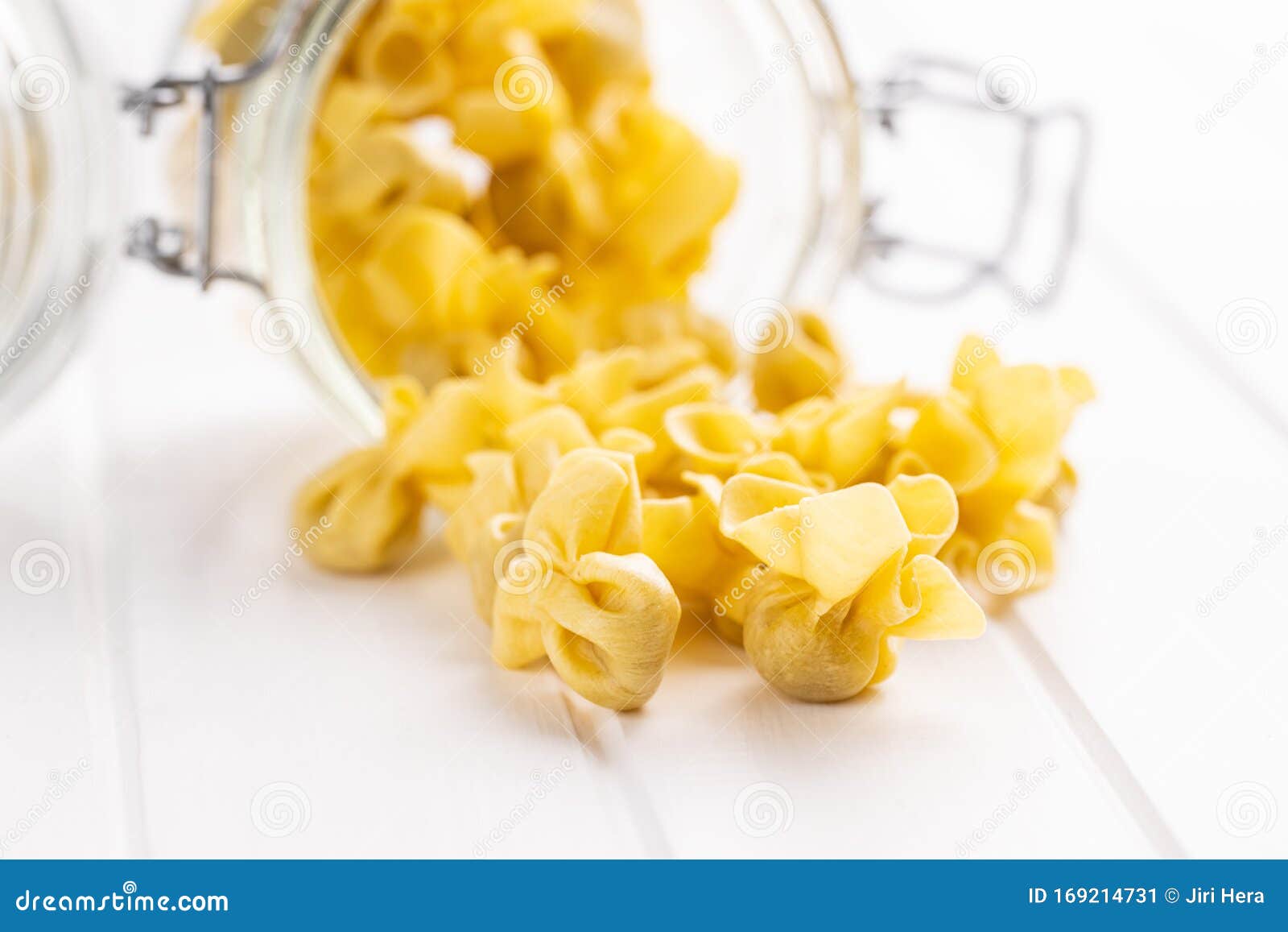 Italian Stuffed Pasta. Sacchettini Pasta Stock Image - Image of ...