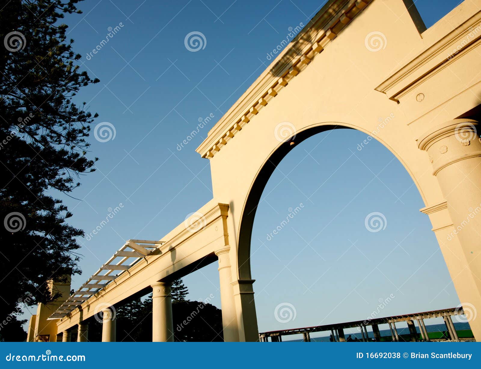 Italian Style Architecture, Colonnade. Stock Photo - Image of classical ...