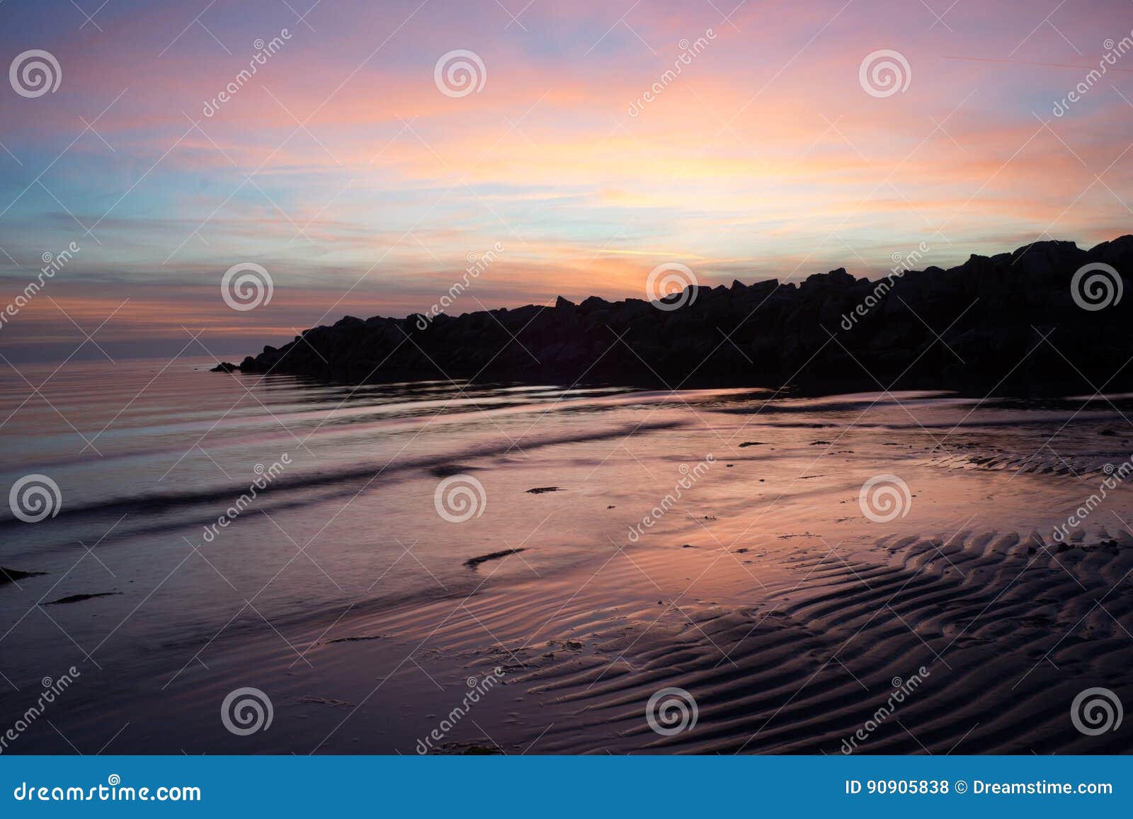 Italian sunset stock photo. Image of grado, evening, view - 90905838