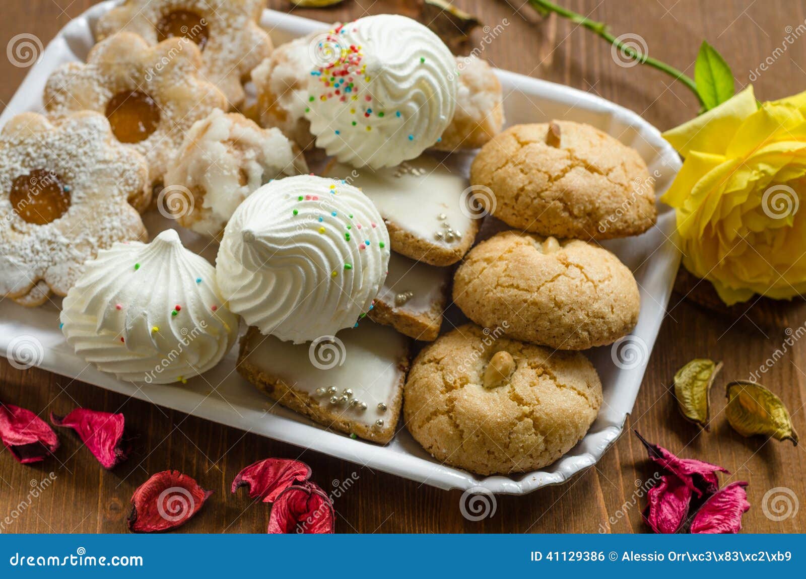 Italian sweets stock photo. Image of pleasure, baking - 41129386