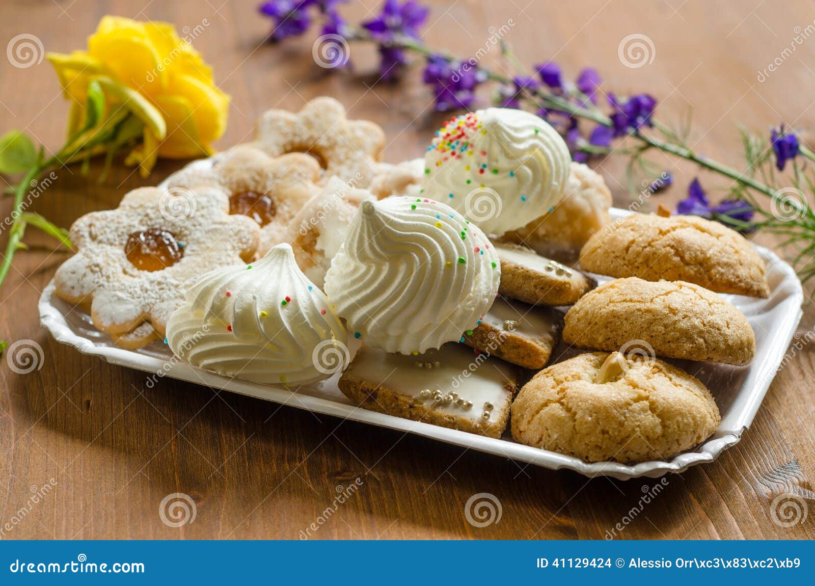 Italian sweets stock photo. Image of baking, dessert - 41129424