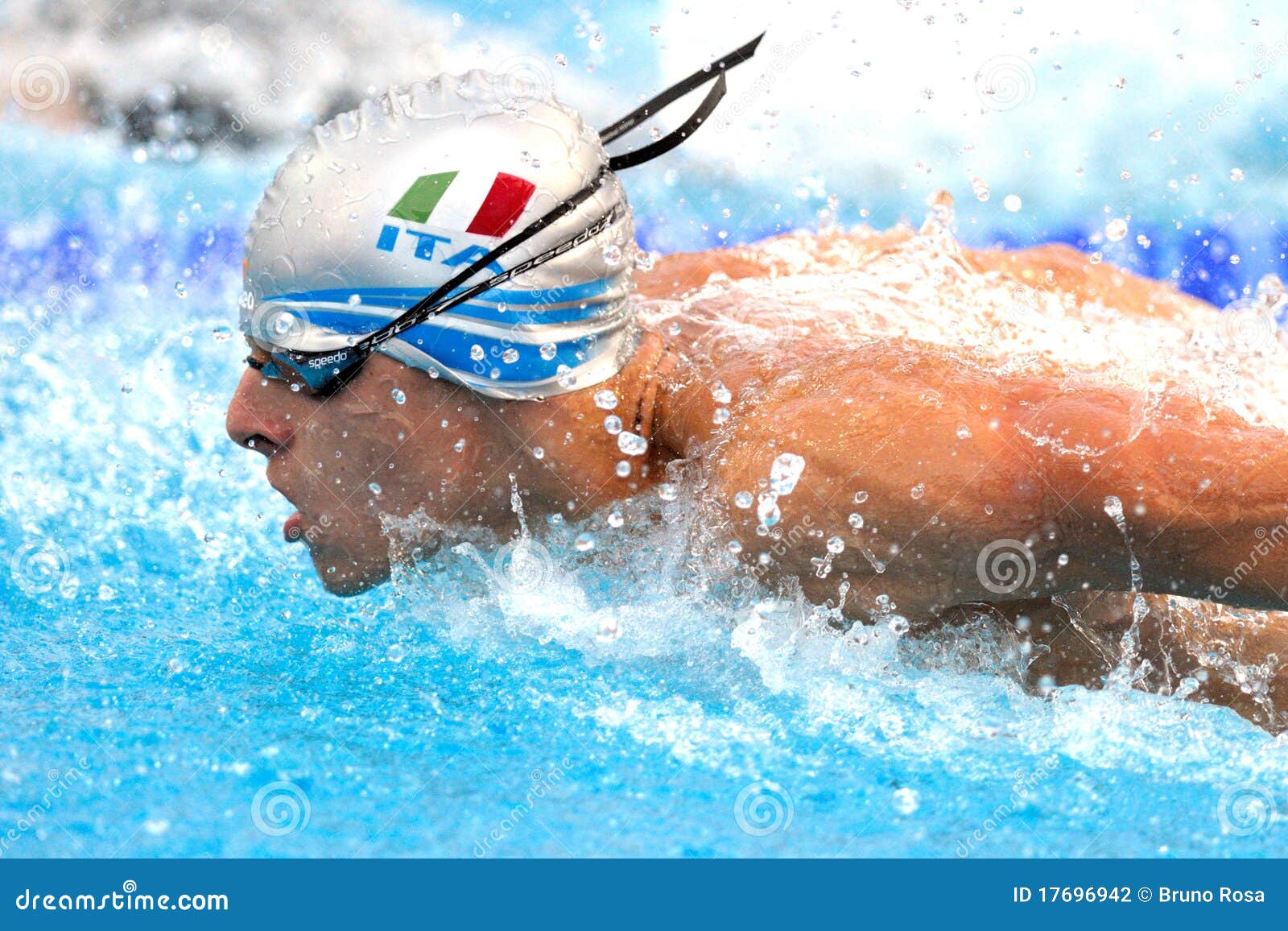 Italian Swimmer editorial photography. Image of budapest - 17696942