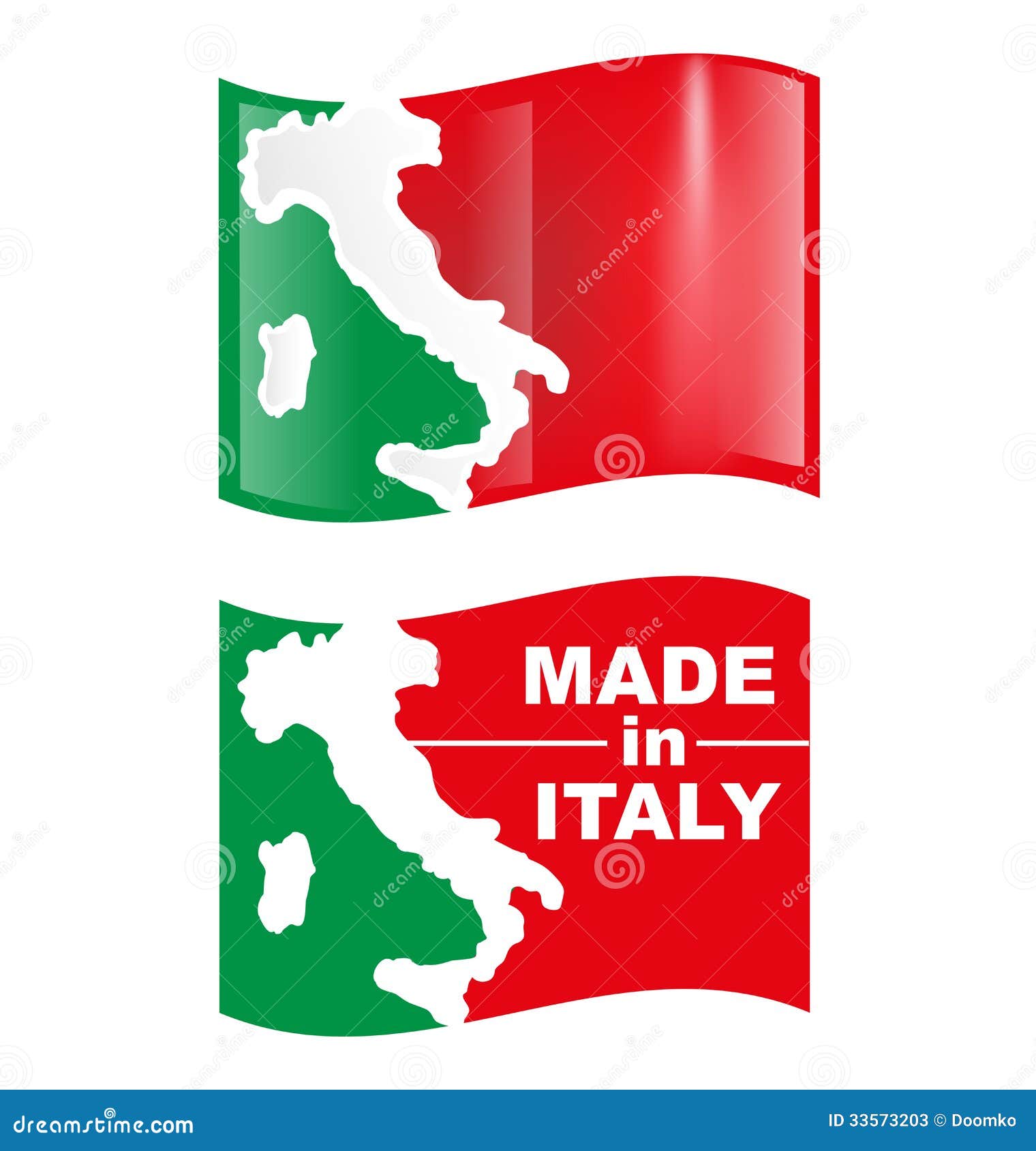 Italian symbol flag stock vector. Illustration of sale - 33573203