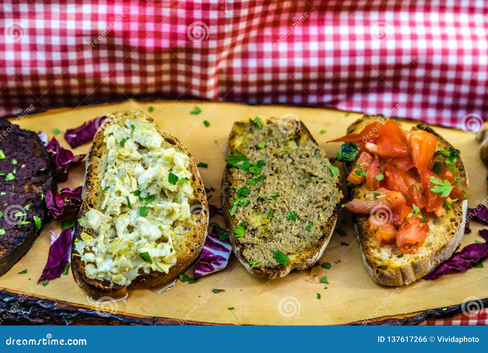 Italian toasts stock photo. Image of delicious, sandwich - 137617266