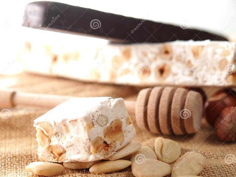 Italian torrone sweet stock image. Image of desserts - 21933985