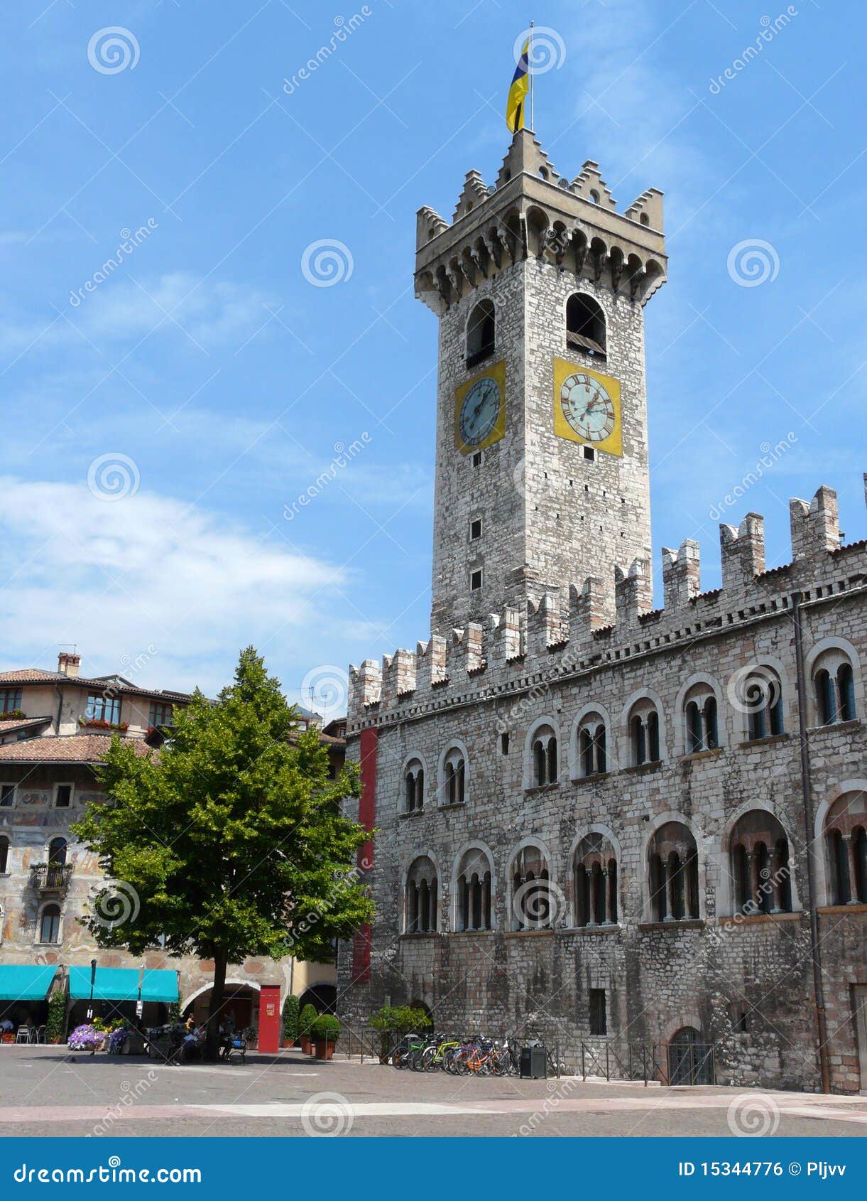 Italian tower stock photo. Image of defensive, city, marble - 15344776
