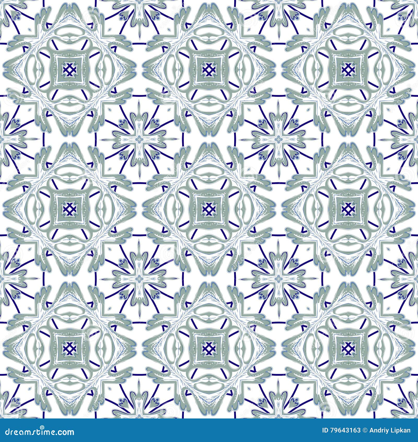 Italian Traditional Ornament, Mediterranean Seamless Pattern, Tile ...
