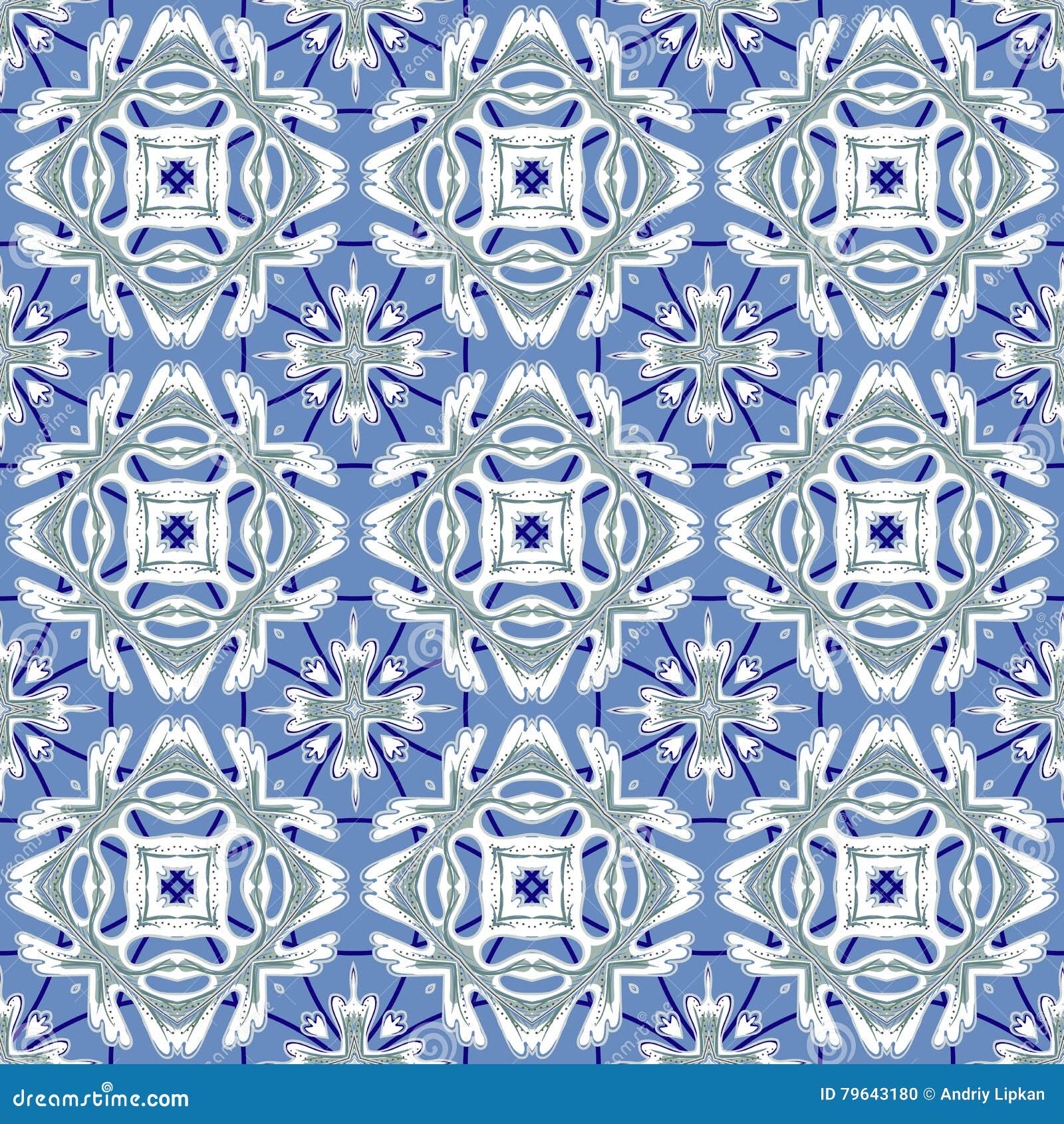 Italian Traditional Ornament, Mediterranean Seamless Pattern, Tile ...