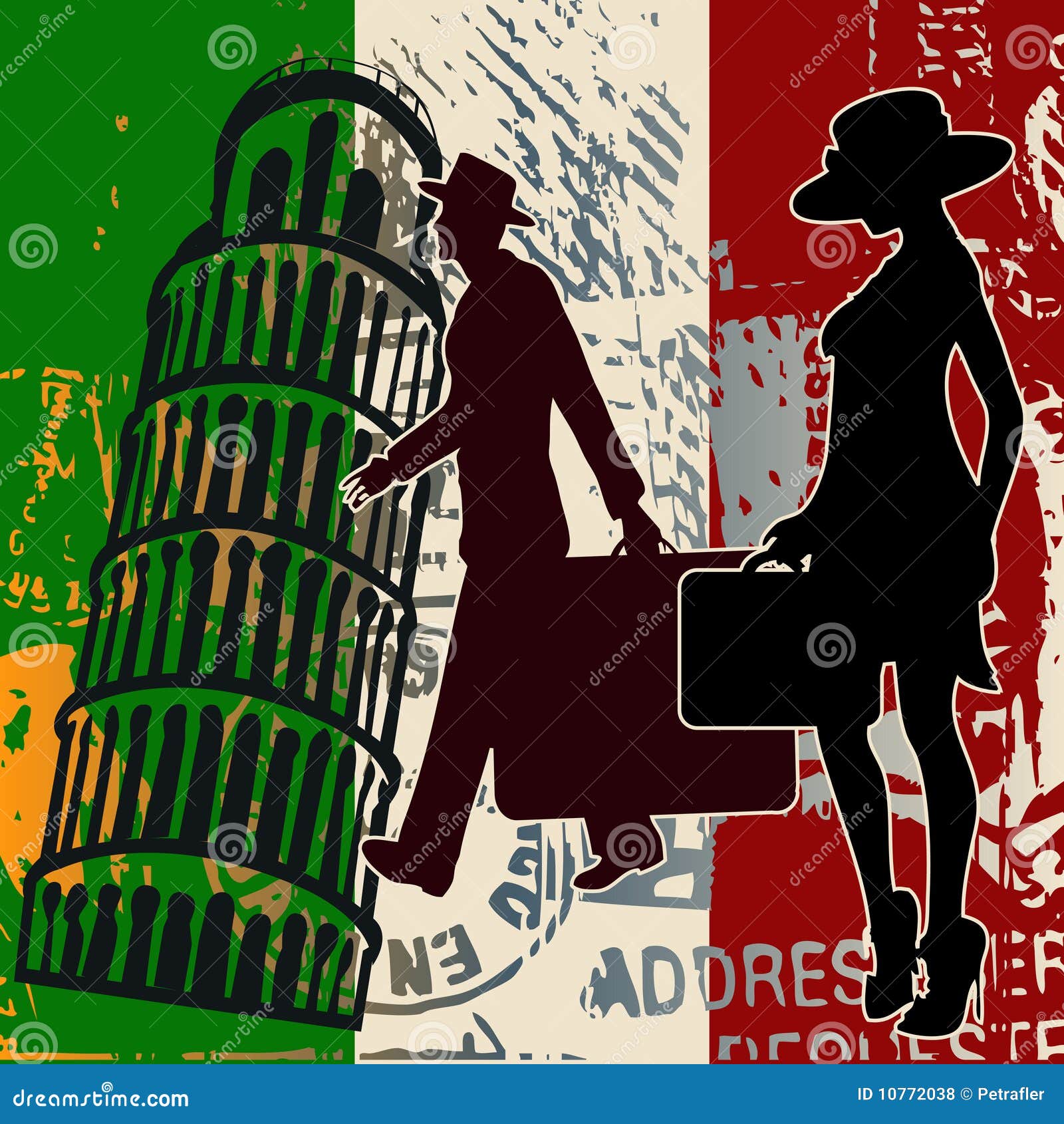 Italian Travel Flyer stock vector. Illustration of graphic - 10772038