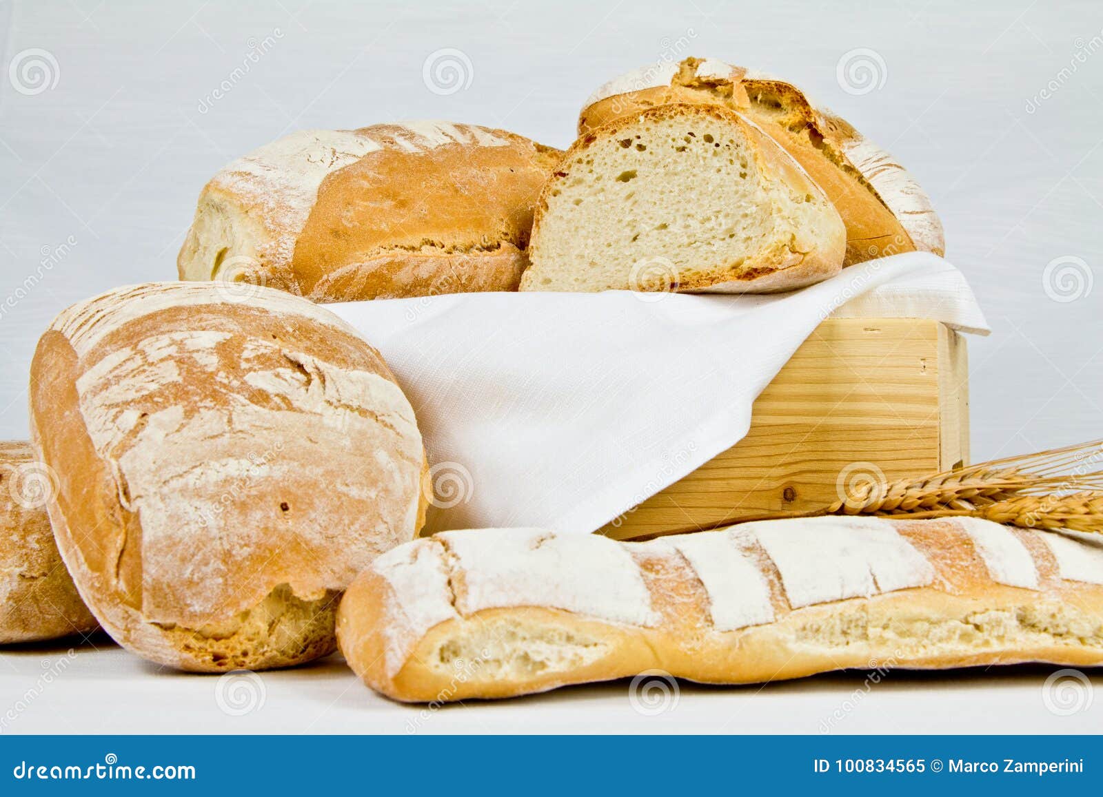 Italian typical bread stock image. Image of organic - 100834565