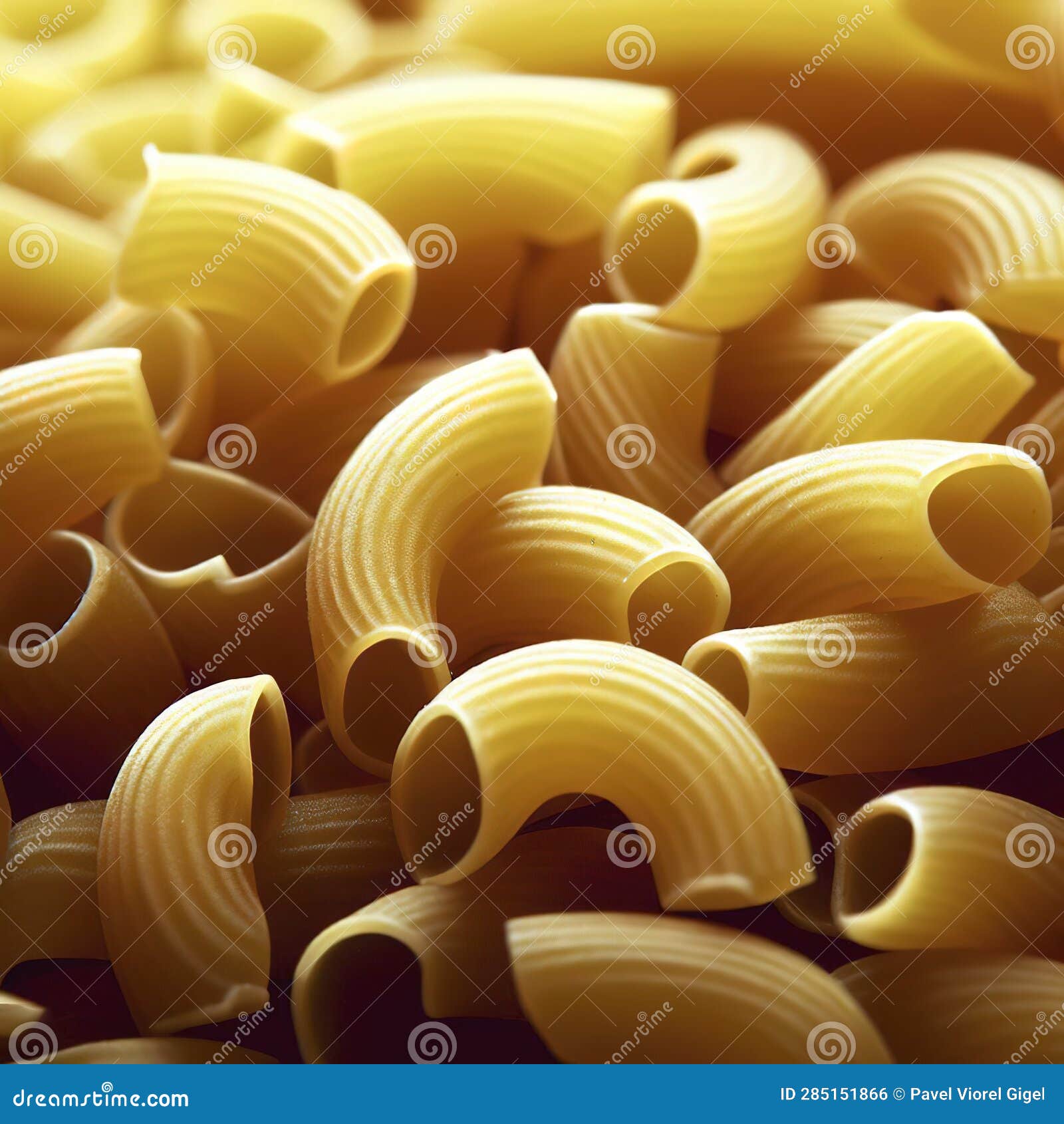 Italian Uncooked Macaroni Pasta Stock Illustration - Illustration of ...