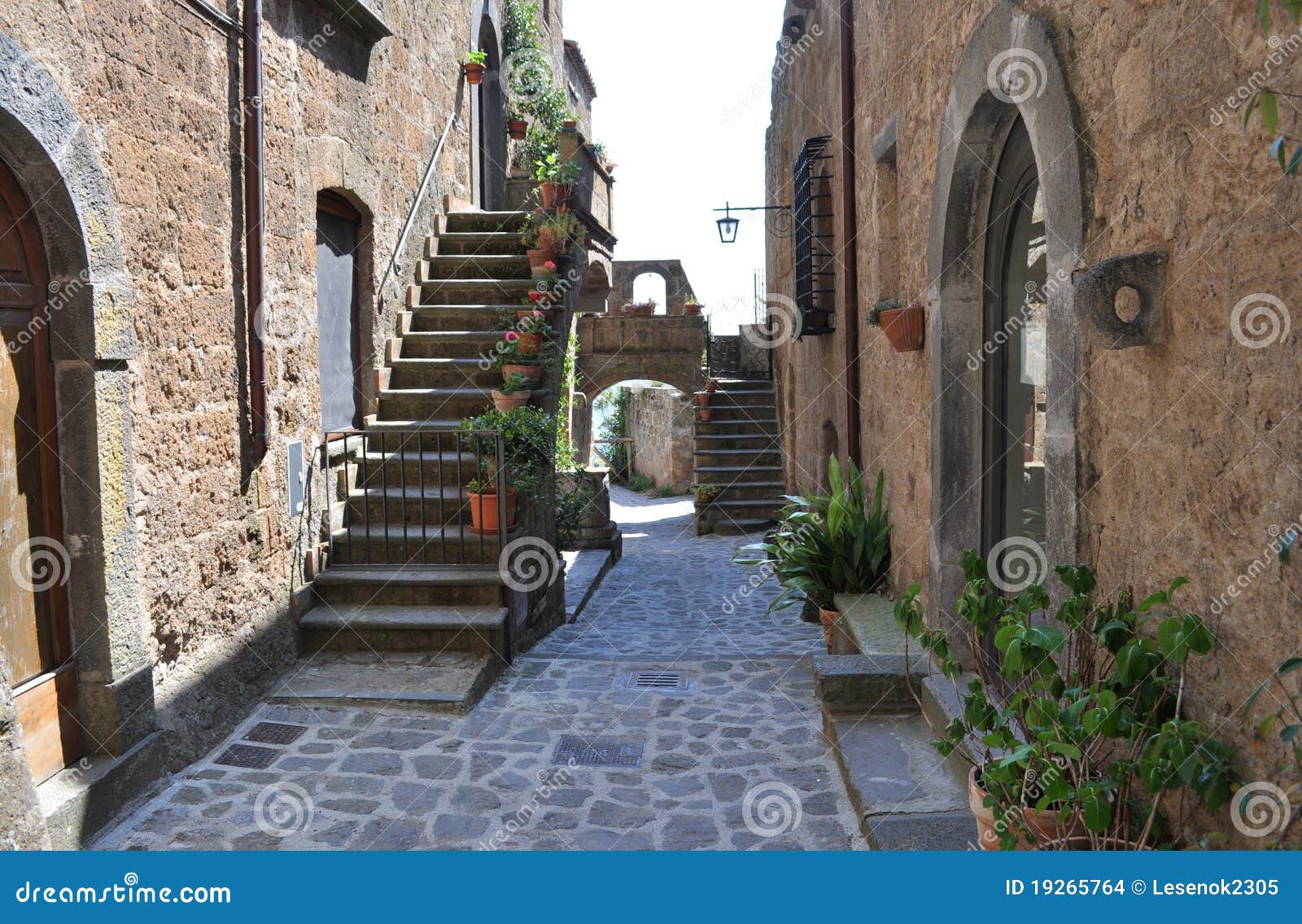 Italian village stock photo. Image of europe, comfort - 19265764
