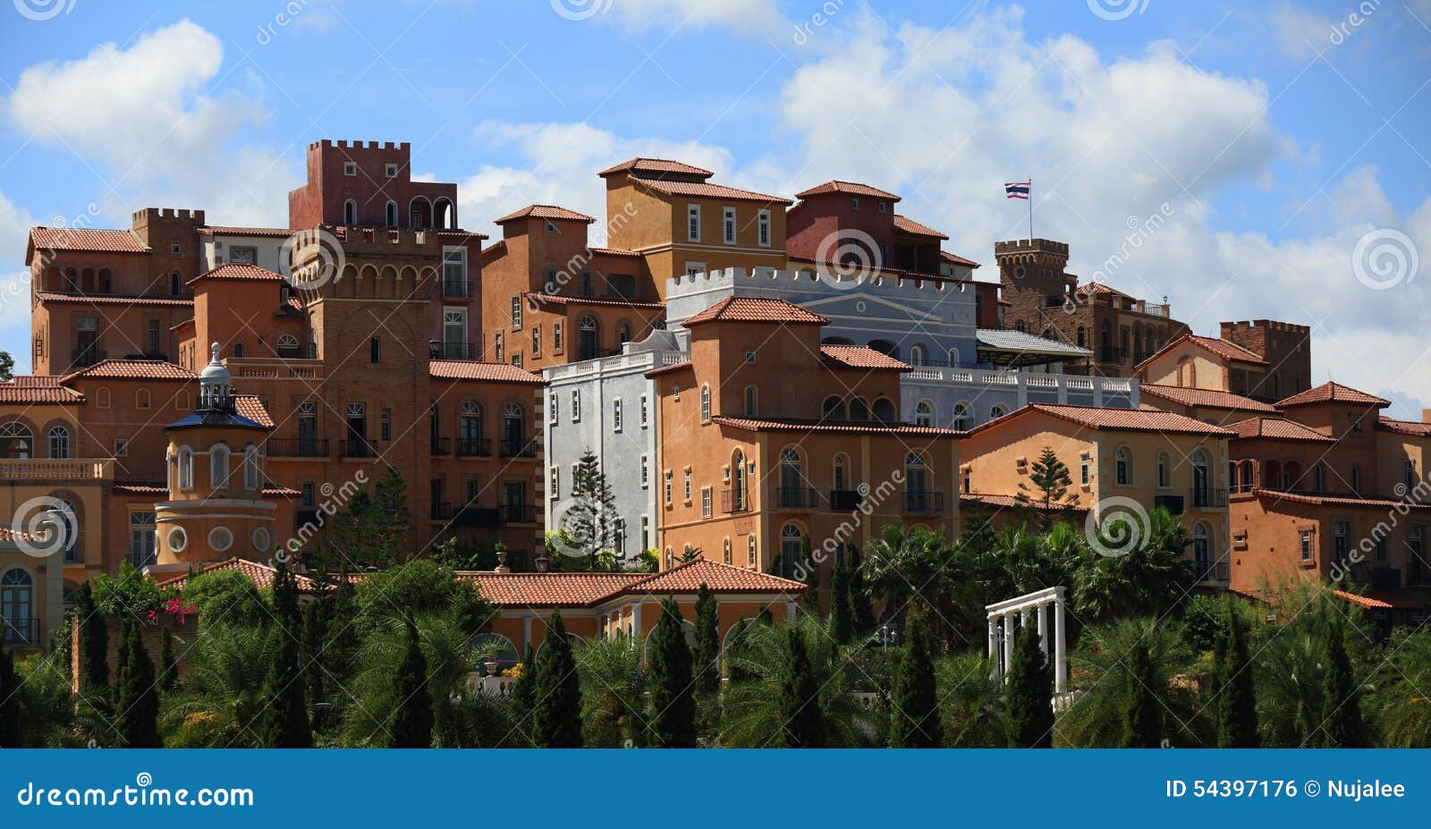 Italian village style stock photo. Image of style, ancient - 54397176