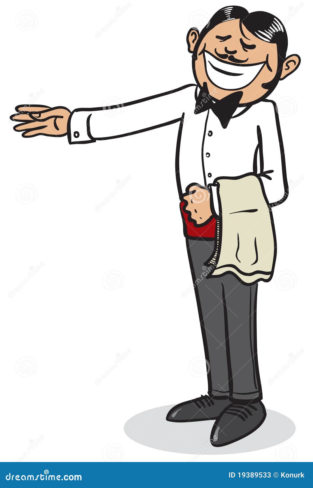 Italian Waiter Cartoon