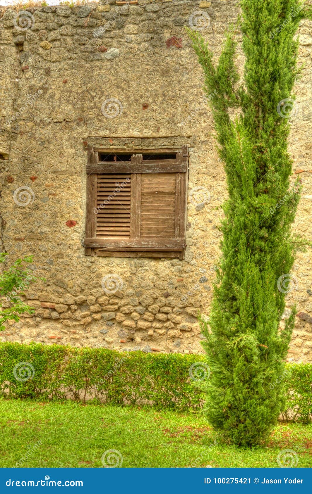 Italian Window stock image. Image of italy, wall, italian - 100275421