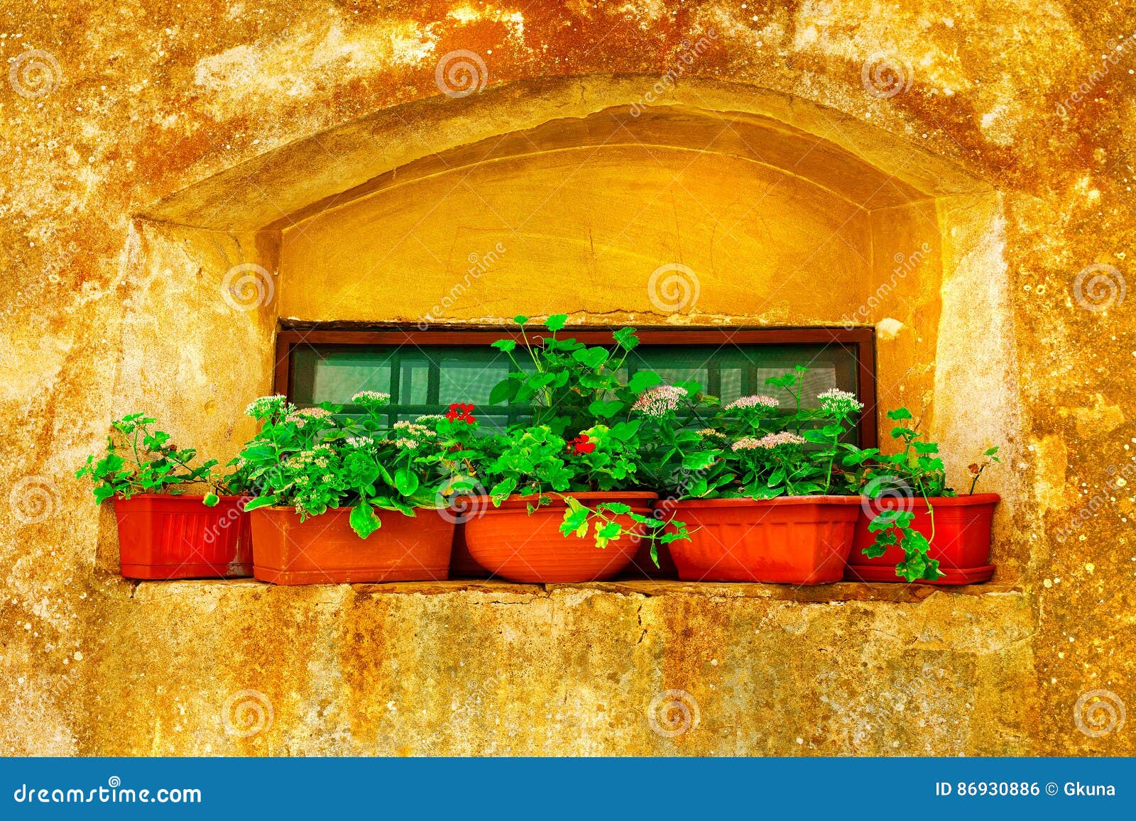 Italian Window stock photo. Image of mediterranean, beauty - 86930886