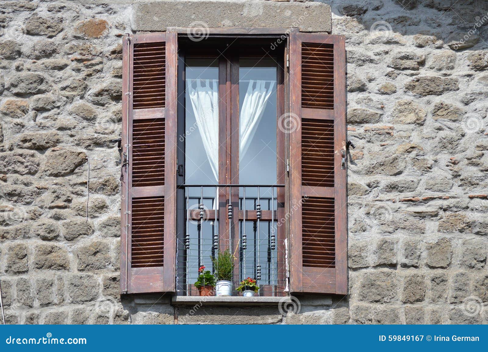 Italian Window stock image. Image of construction, blind - 59849167