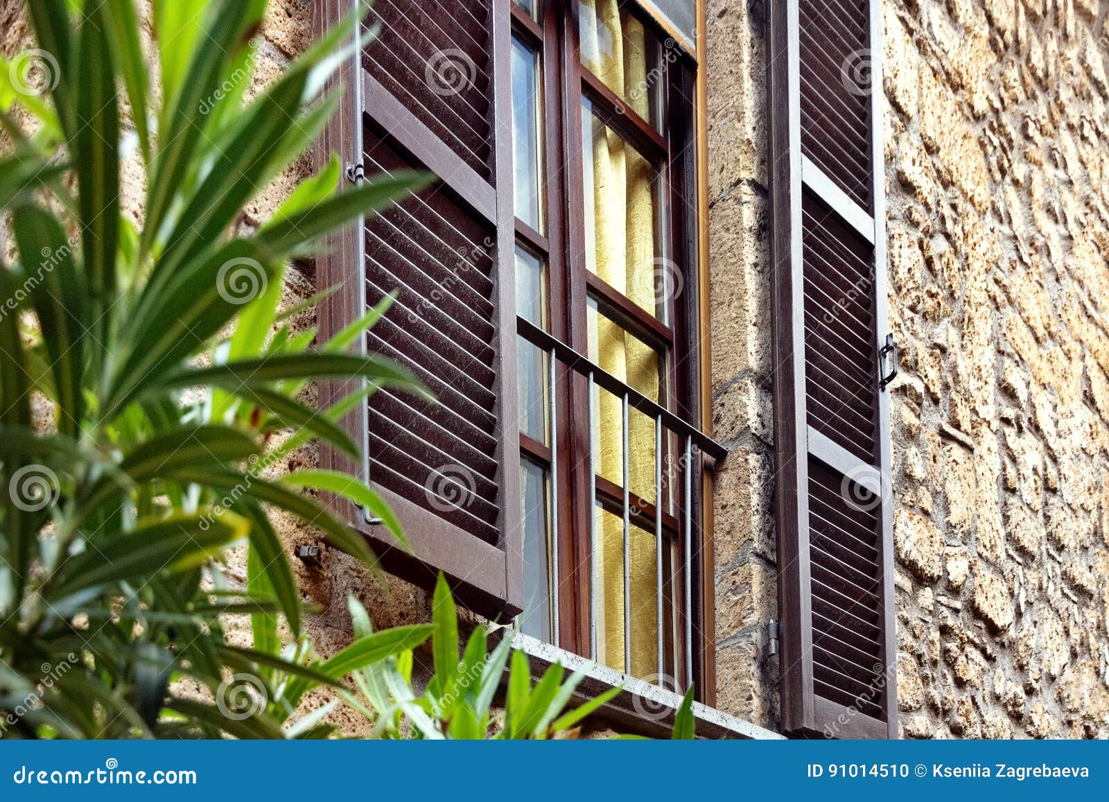 Italian Windows with Shutters Stock Photo - Image of region ...