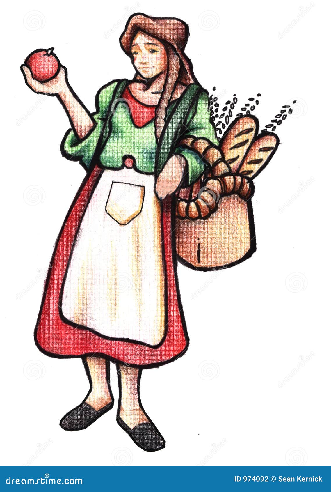 The Italian Woman, By Jean-Baptiste-Camille Corot, A French Landscape ...