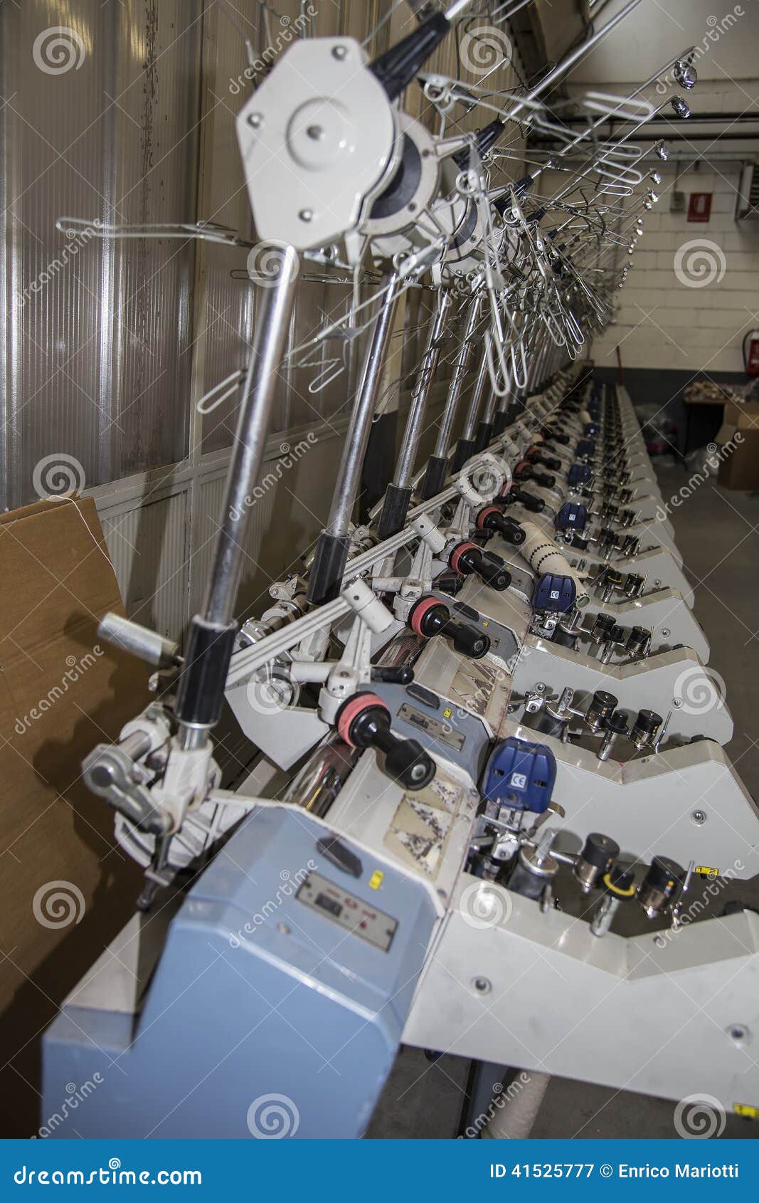 Italian Wool Processing Plant Stock Image - Image of heavy, machine ...