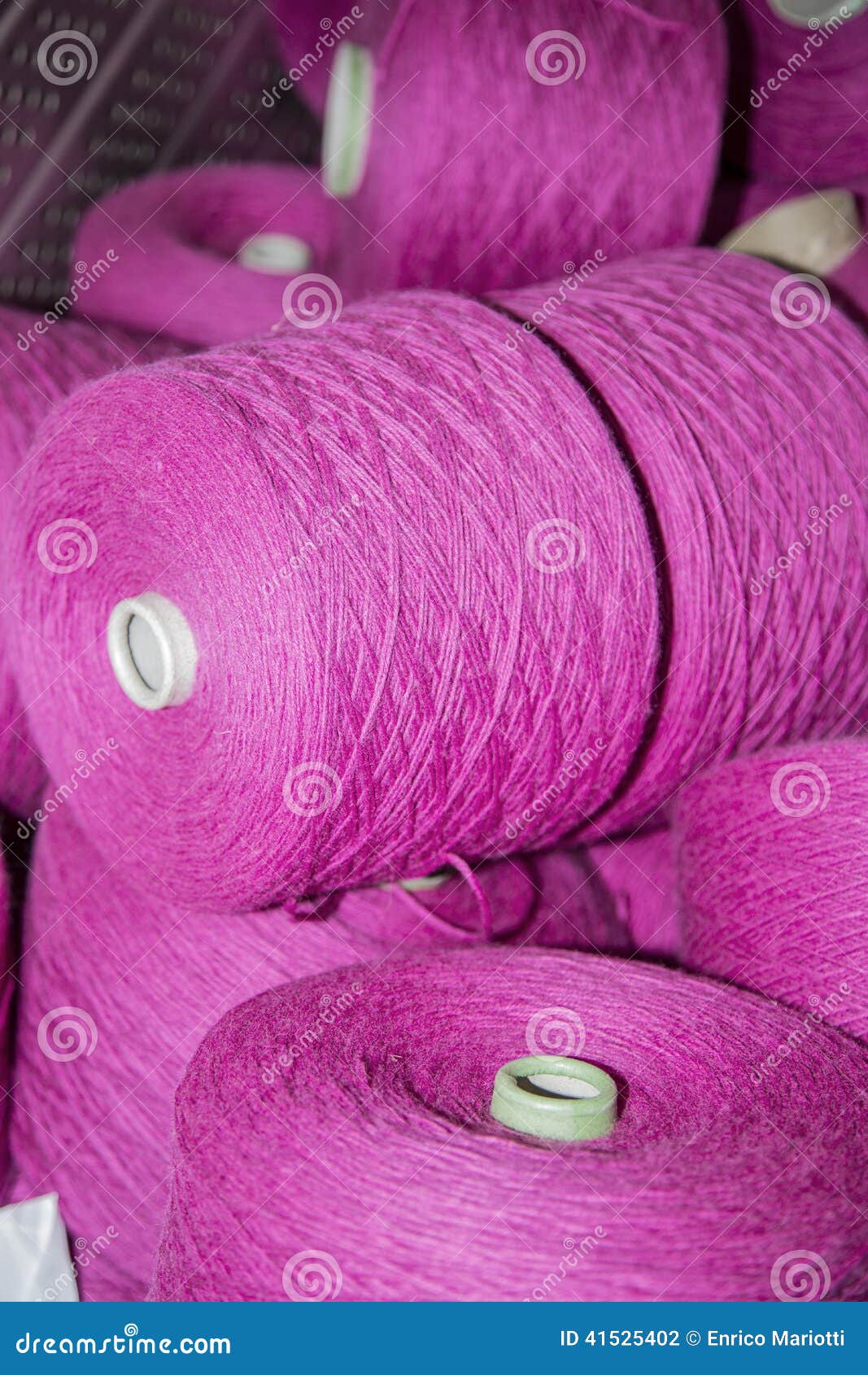 Italian Wool Processing Plant Stock Photo - Image of macro, blue: 41525402